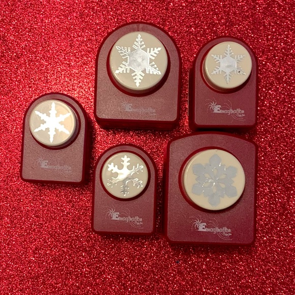 Emagination | Office | Snowflake Paper Craft Punch Bundle | Poshmark